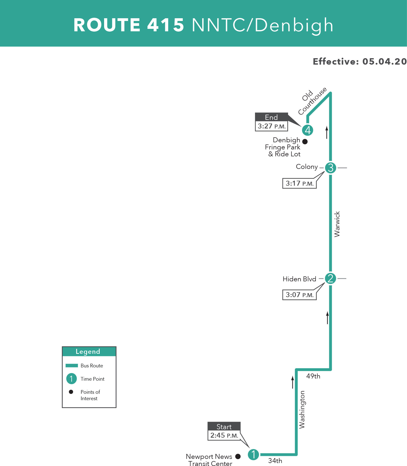 Route 415 – Hampton Roads Transit